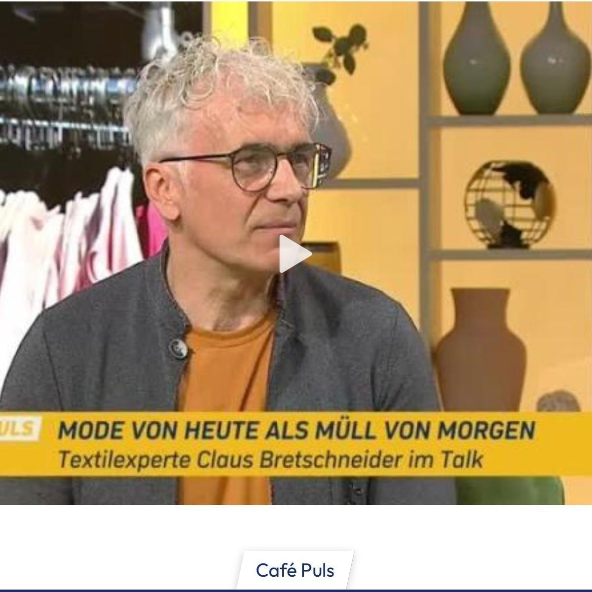 Fast Fashion ist von gestern? Claus Bretschneider bei Café Puls über n ...